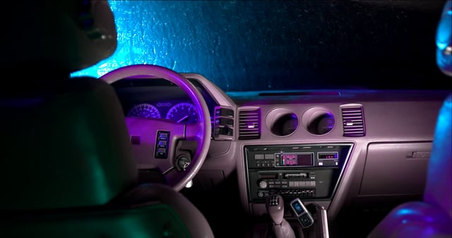 Windshield wipers viewed from the inside of the car - Free Stock Video ...