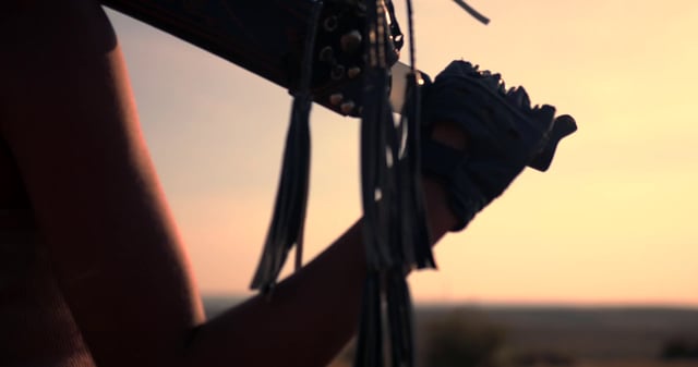 Close-up shot of a woman with a sword - Free Stock Video Footage | Coverr