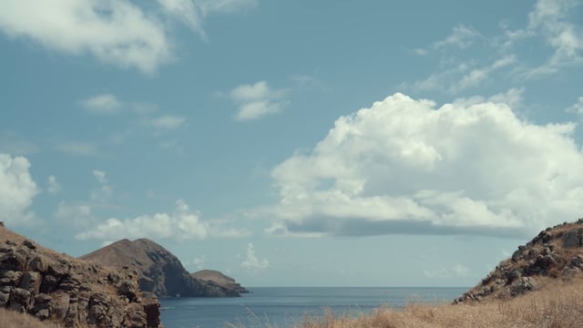 A spectacular view of the endless horizon - Free Stock Video Footage ...