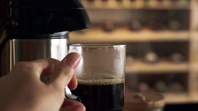 Coffee machine filling a cup - Free Stock Video Footage | Coverr